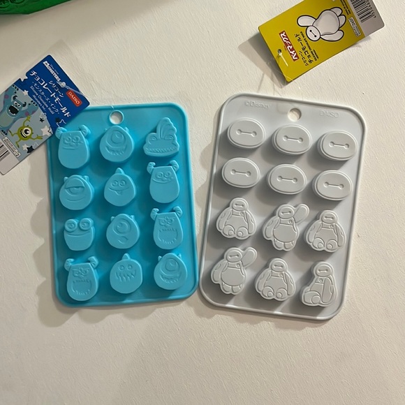 Disney | Kitchen | Disney Silicone Character Molds Monster Inc Baymax ...